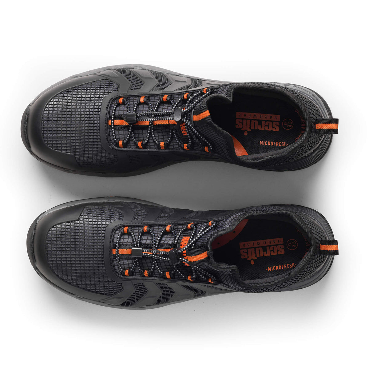 SCRUFFS Argon Safety Trainers Black – Everyday Workwear